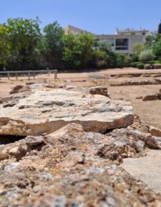 The Archaeological Site Of The Lyceum Of Aristotle In Athens